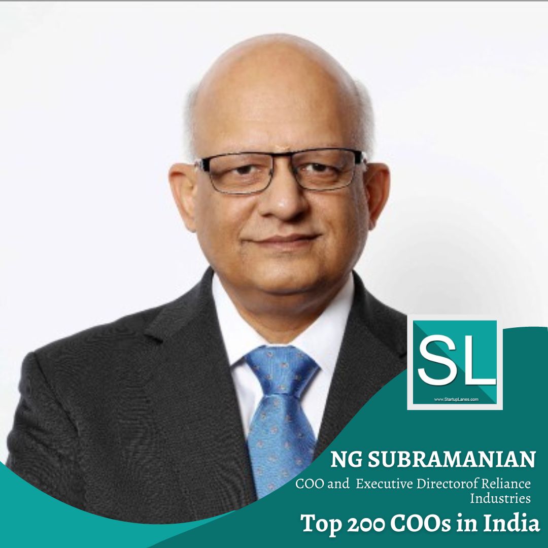 Top 30 COOs in India – StartupLanes