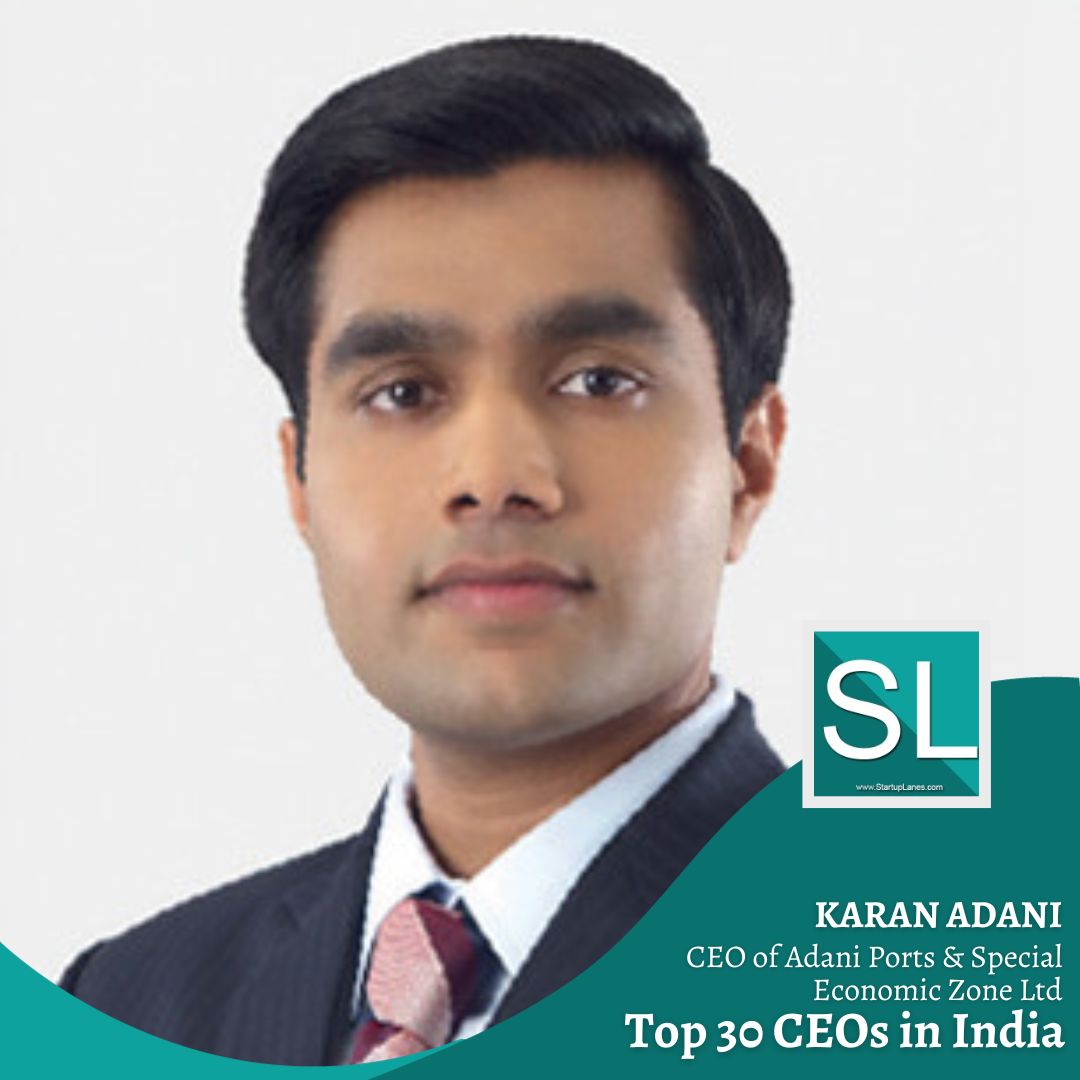 Top 30 CEOs in India – StartupLanes